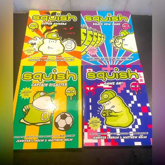 Squish/ Random House New York | Other | Squish The Amoeba Books Bundle Of 4 | Poshmark